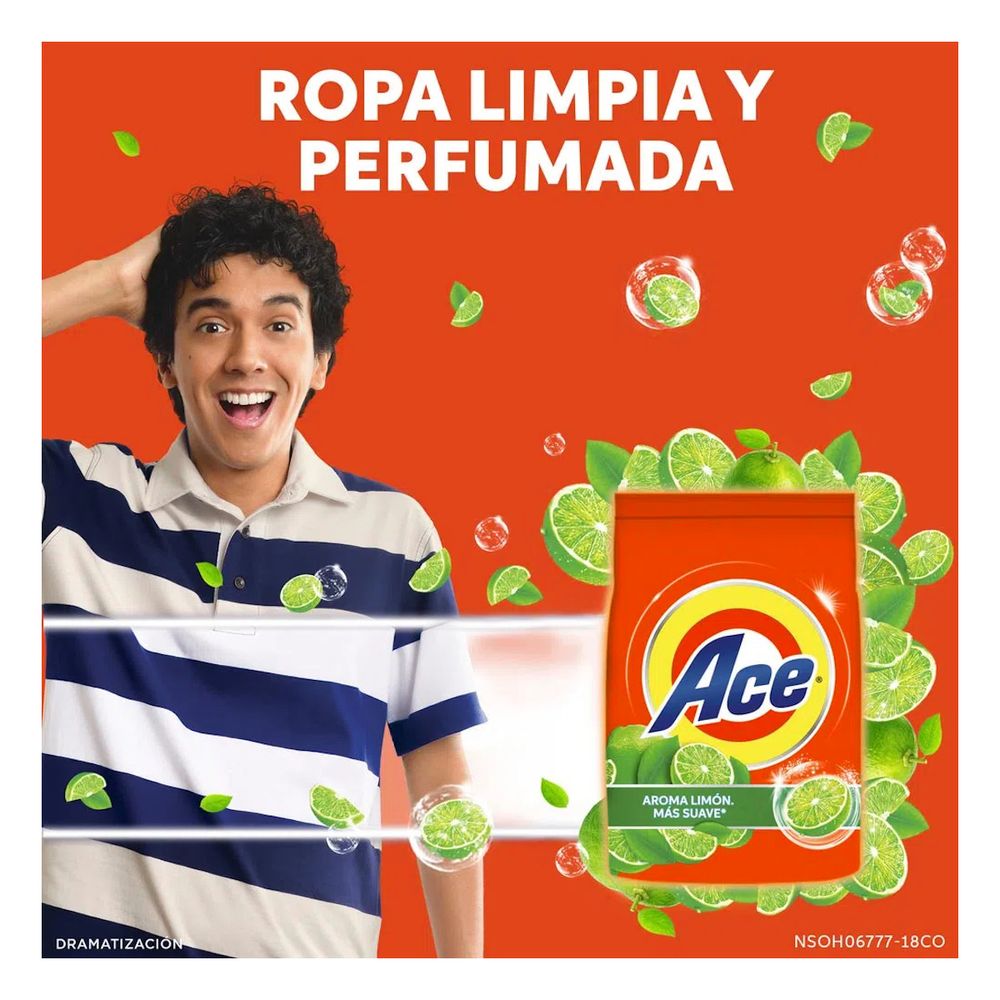 Detergente en Polvo Ace Limón 750 Gramos | Promart.pe - Promart