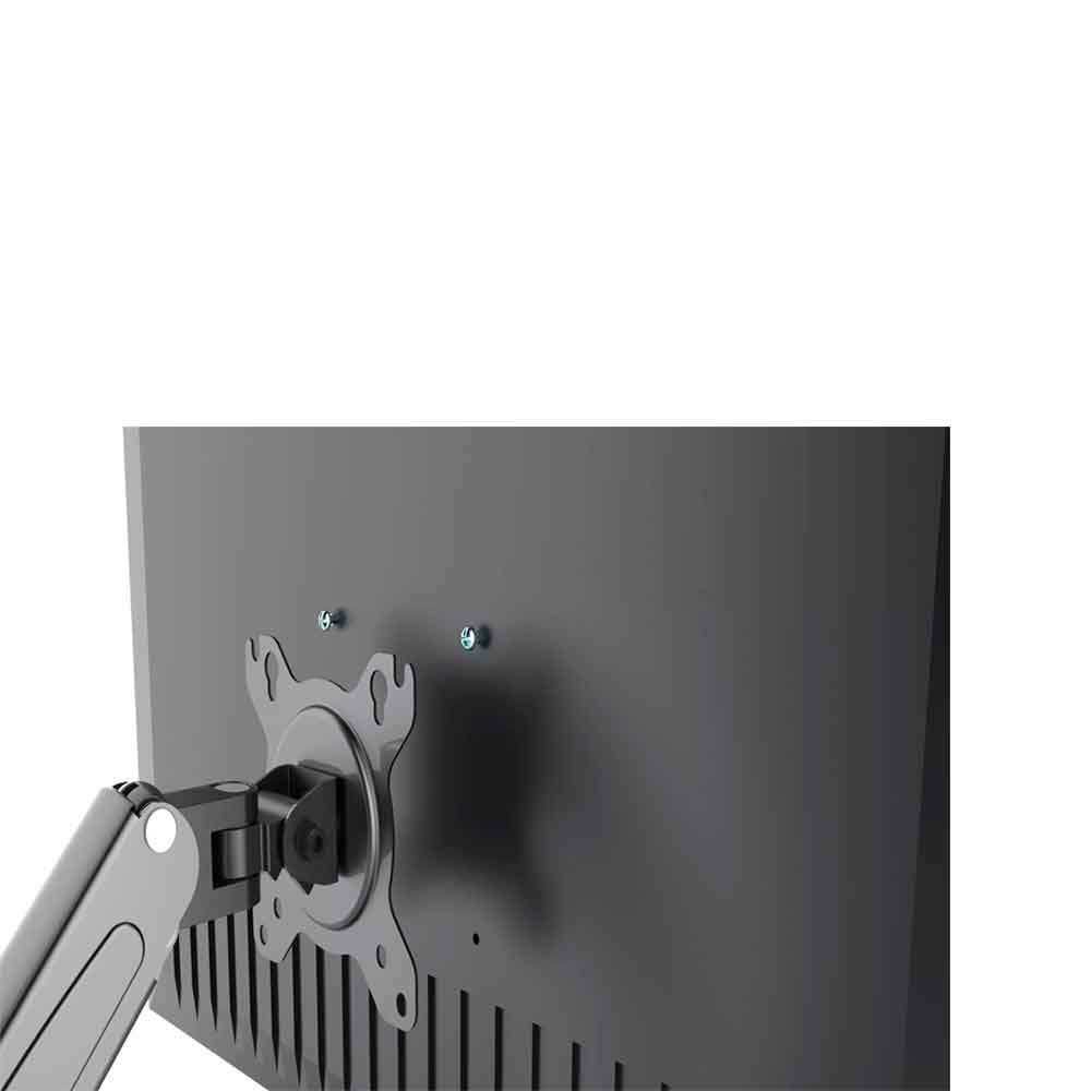 Rack para Monitor Vesa hasta 27 pulg. Regulable 100x100 75x75 8kg Brazo ...