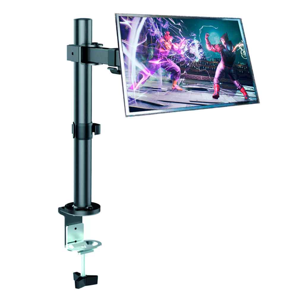 Rack para Monitor Vesa hasta 32 pulg. Regulable 100x100 75x75 8kg 180 ...