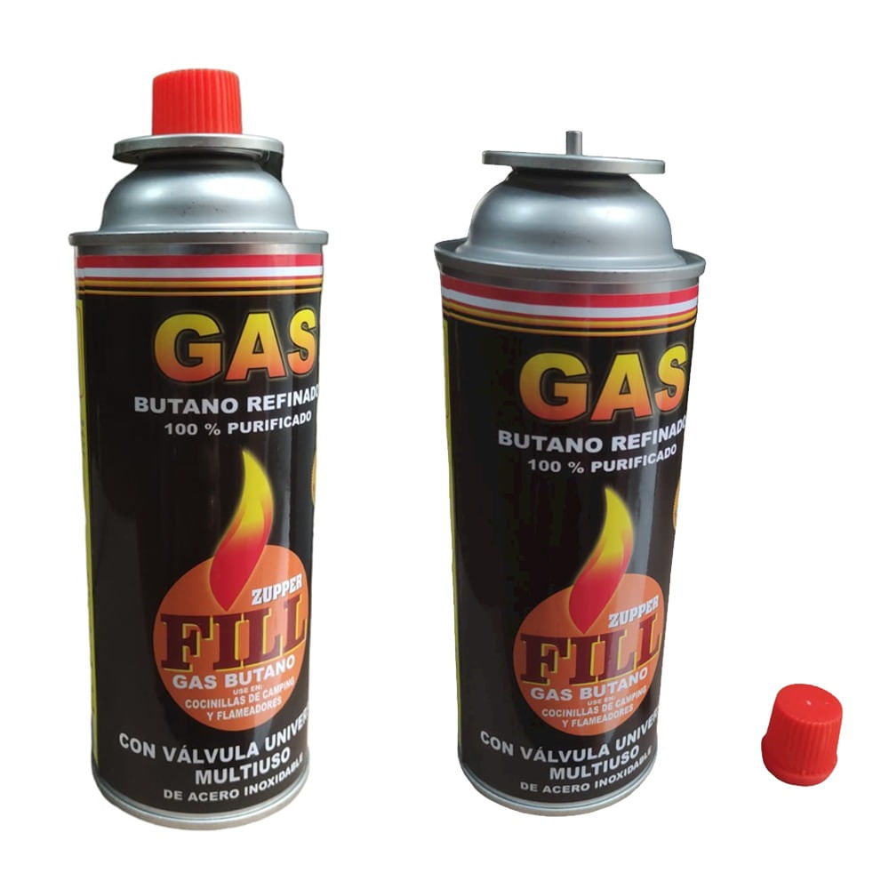 Gas Butano Ultra Refinado Válvula Universal Cocinillas Flameadores ...