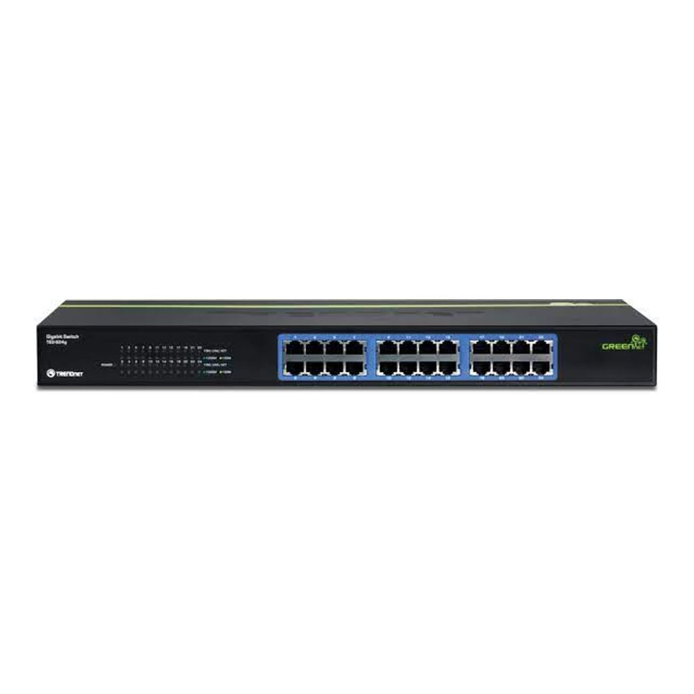 Switch 24 Puertos TRENDNET TEG-S24G 10/100/1000mbps RJ45 Lan GIGABIT ...