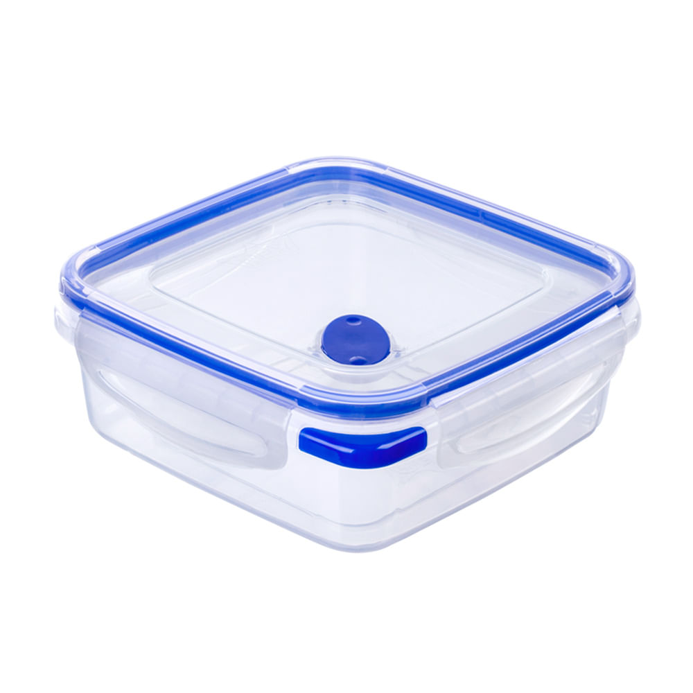 Taper Hermético cuadrado C/valvula 0.9 Lt - Promart