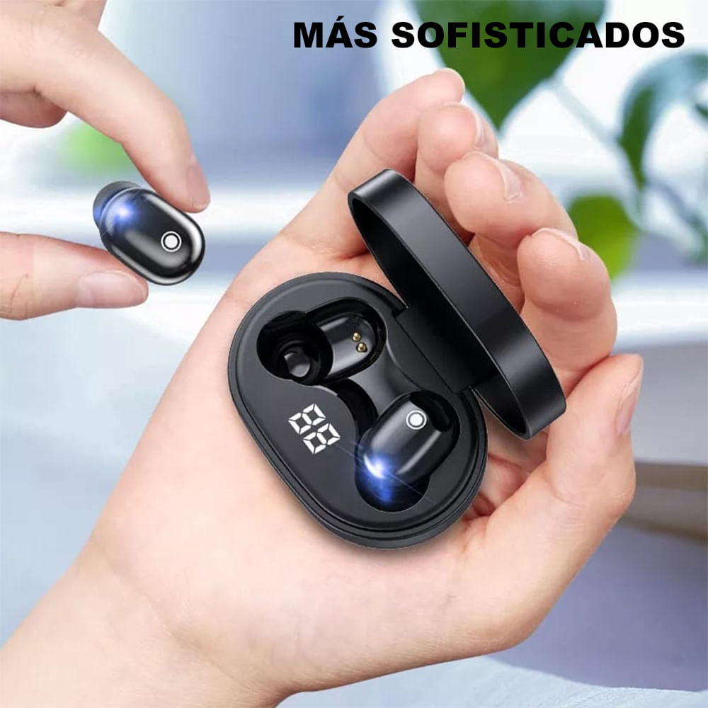 Audífonos Inalámbrico Bluetooth TWS E6S Mejorado Plus Música AU240008 ...