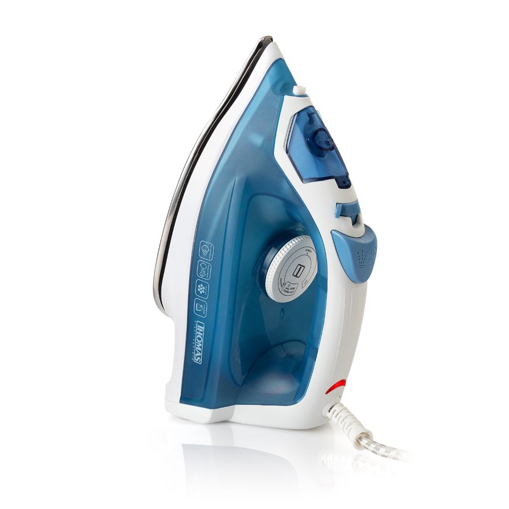 Plancha Thomas TH-7002 Blanco con Azul - Promart