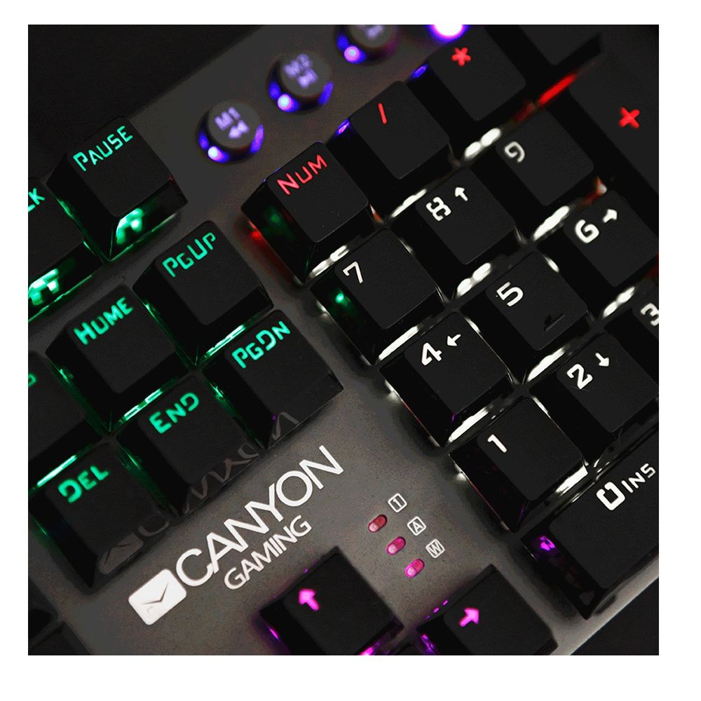 Teclado Canyon Gaming Nightfall Mecánico con Iluminación led - Promart