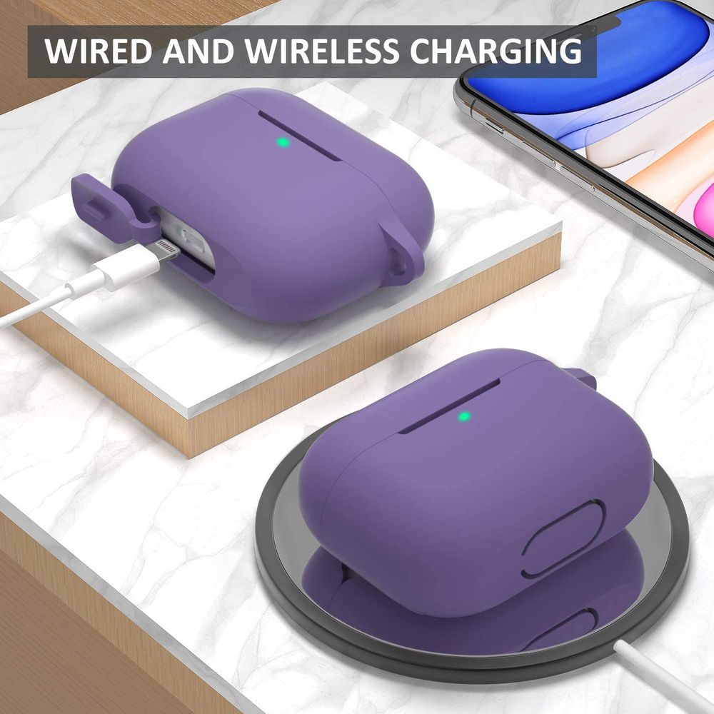 Case Protector De Silicona Compatible Con Audífonos Apple Airpods Pro 2
