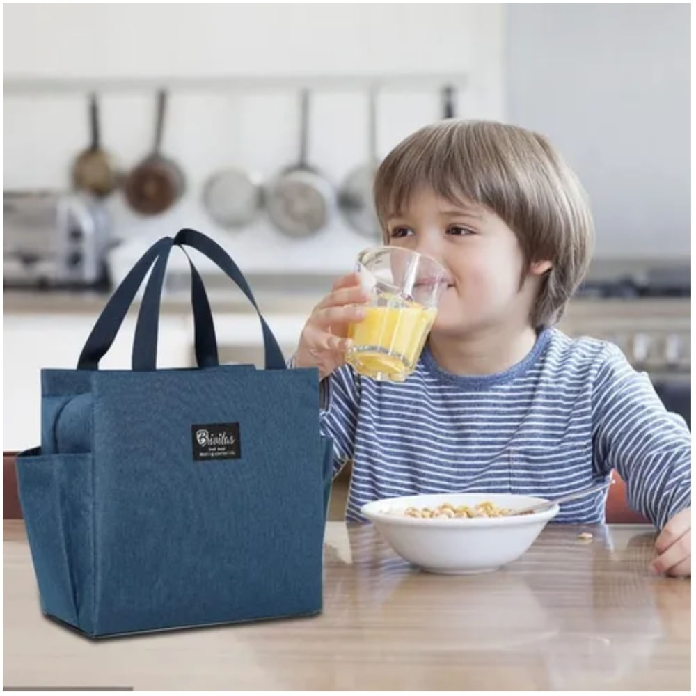 Lonchera Térmica Fiambrera Portátil Azul 72L - Promart