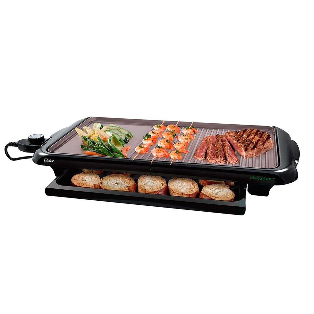 Plancha y parrilla Oster Bioceramic CKSTGR5085 1500W - Promart