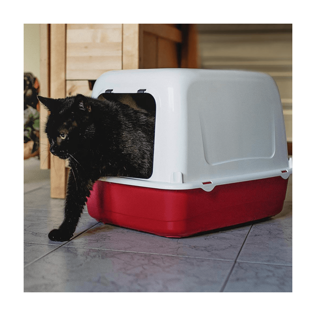 Caja de Arena Cerrada para Gato Ferplast Ariel 10 Home - Promart