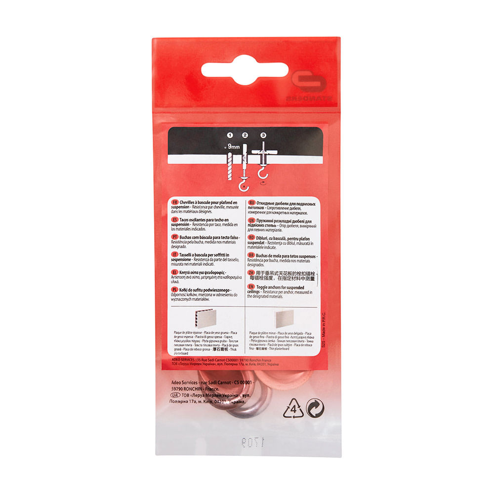 Armella 9x62mm x 2 unidades Standers - Promart