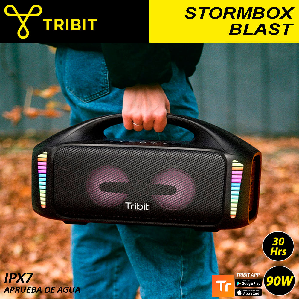 Tribit StormBox Blast 90W - Altavoz Bluetooth - Promart