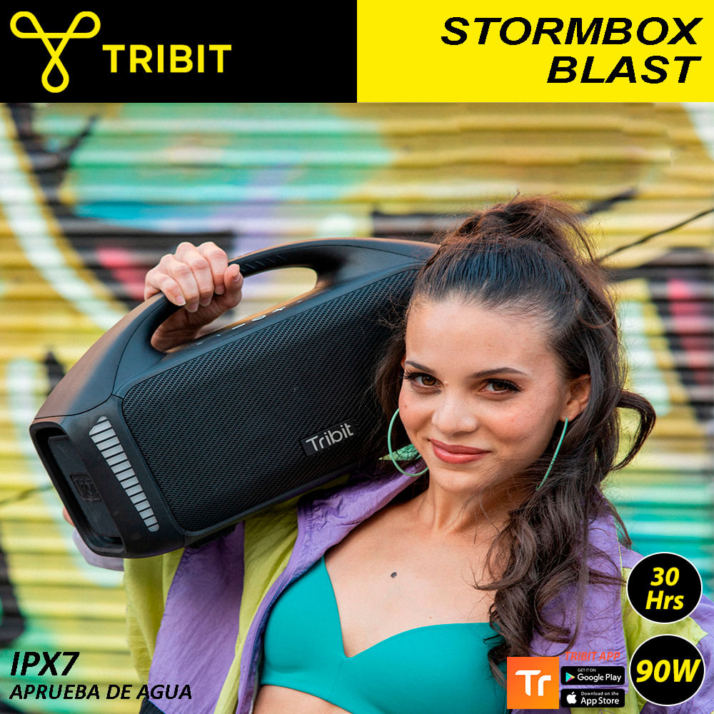 Tribit StormBox Blast 90W - Altavoz Bluetooth - Promart