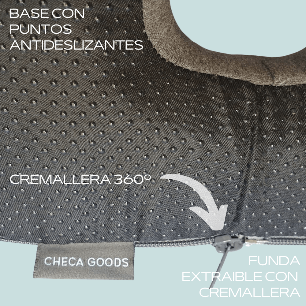 Cojin Ergonomico Antihemorroides Postoperatorio Checa Goods S7 Gris ...