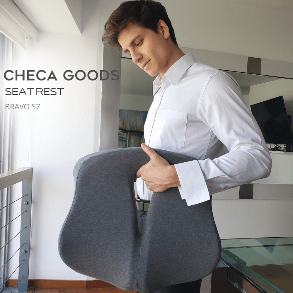 Cojin Ergonomico Antihemorroides Postoperatorio Checa Goods S7 Gris ...