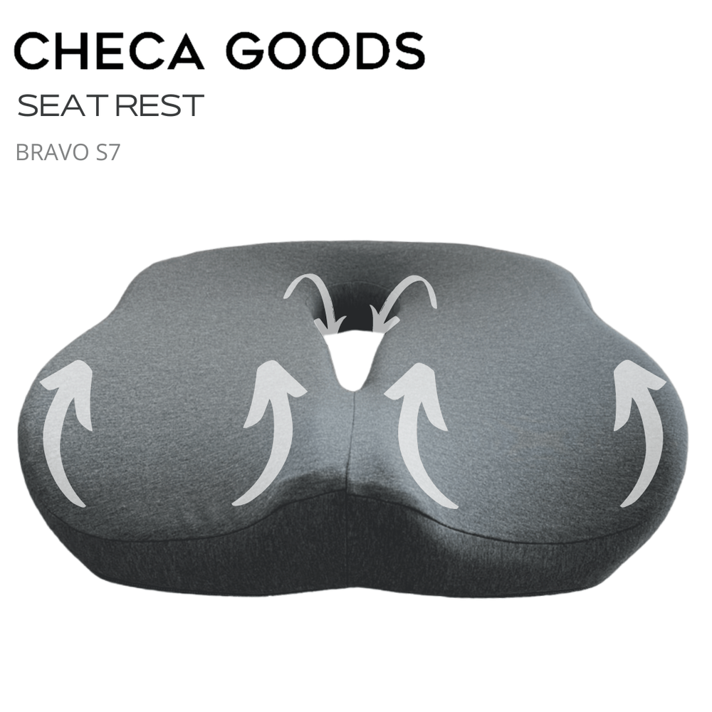 Cojin Ergonomico Antihemorroides Postoperatorio Checa Goods S7 Gris ...