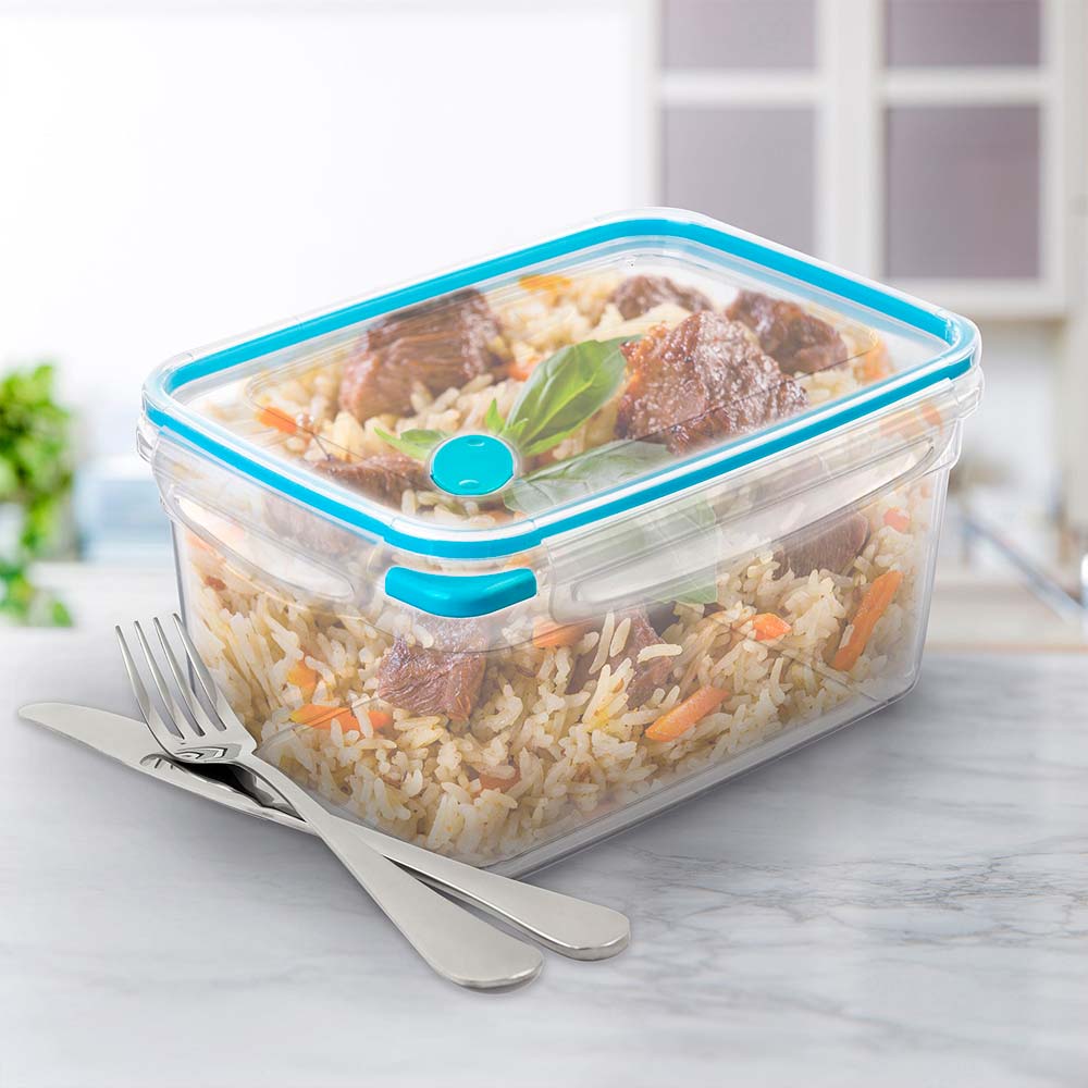 Taper hermético rectangular C/valvula 2.8 Lt - Promart