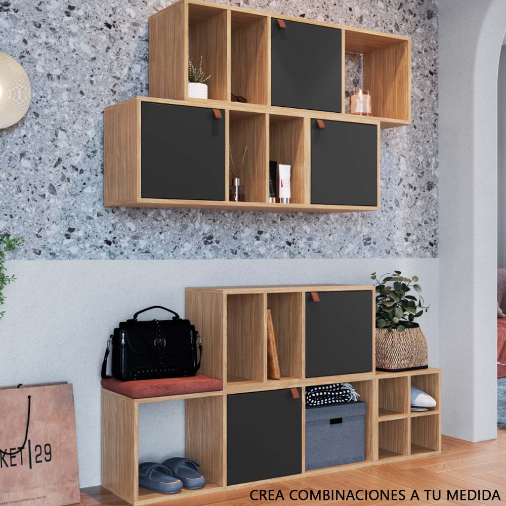 Estantería Modular Orange 2 Cubos Maple - Promart