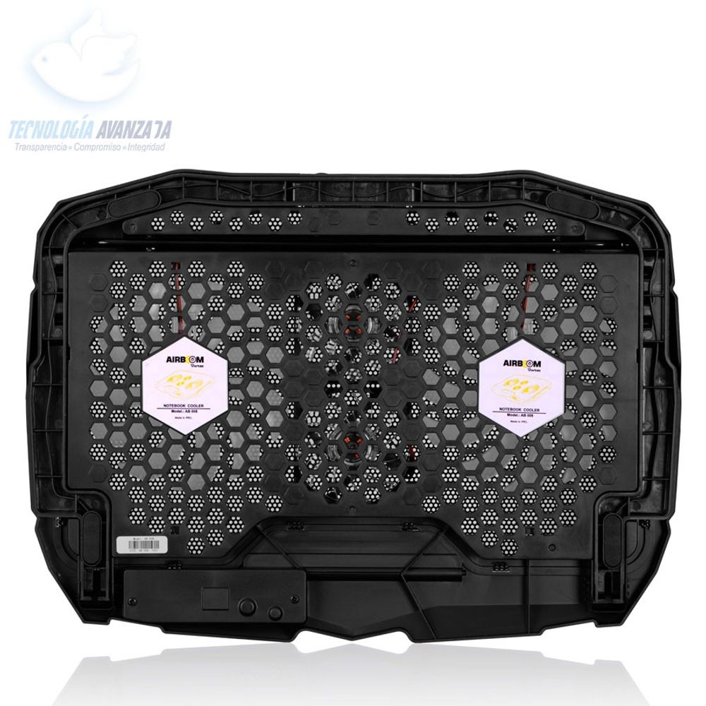Cooler Para Laptop 4 Ventiladores Led Full Refrigeración Hasta 17 ...