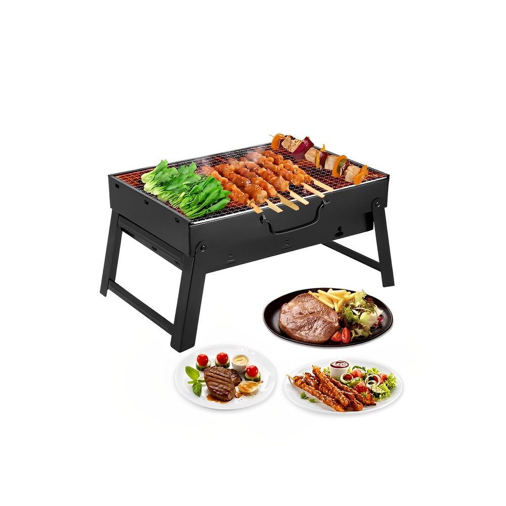 Mini Parrilla a Carbón Plegable Cuadrada Portátil | Promart.pe - Promart