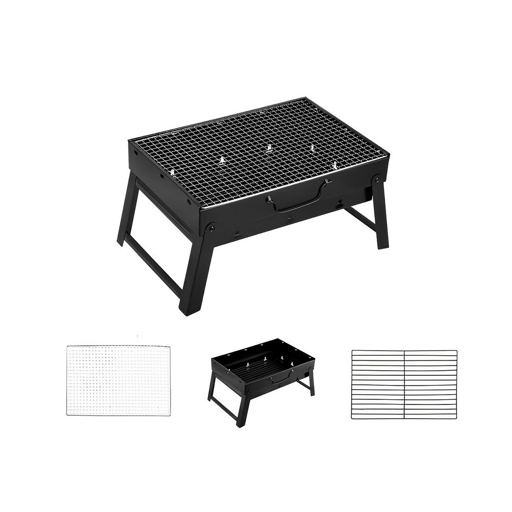 Mini Parrilla a Carbón Plegable Cuadrada Portátil | Promart.pe - Promart