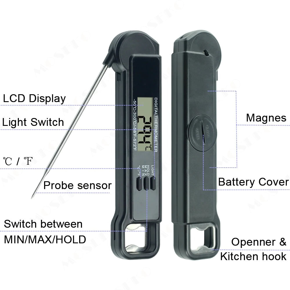 Termómetro Digital Profesional para Cocina con IP66 - TP660 | Promart.pe - Promart