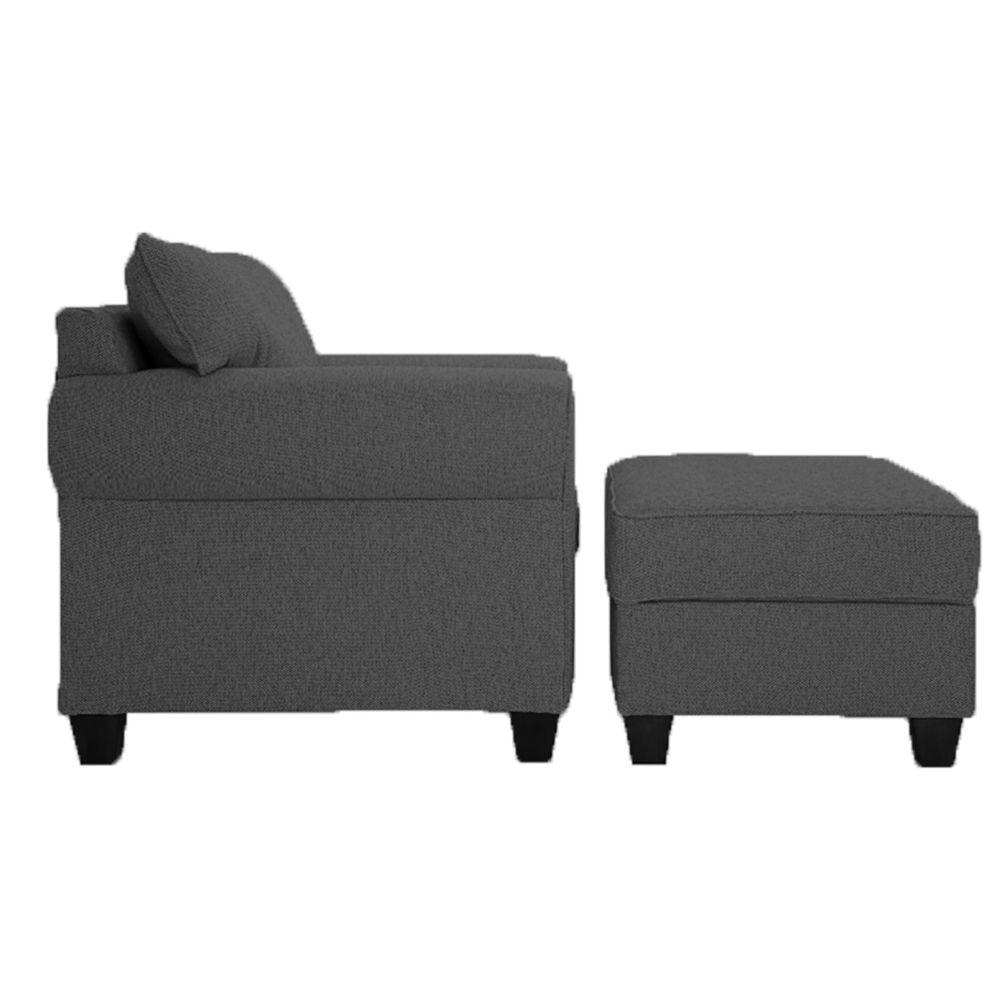 Sillon Praga mas Bamqueta Baul Mallma Deco plomo - Promart
