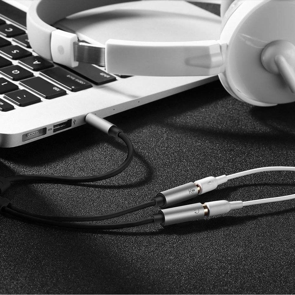 Cable Ugreen 3.5 mm Splitter Mini Jack AUX Micrófono + Stereo - 30619 ...