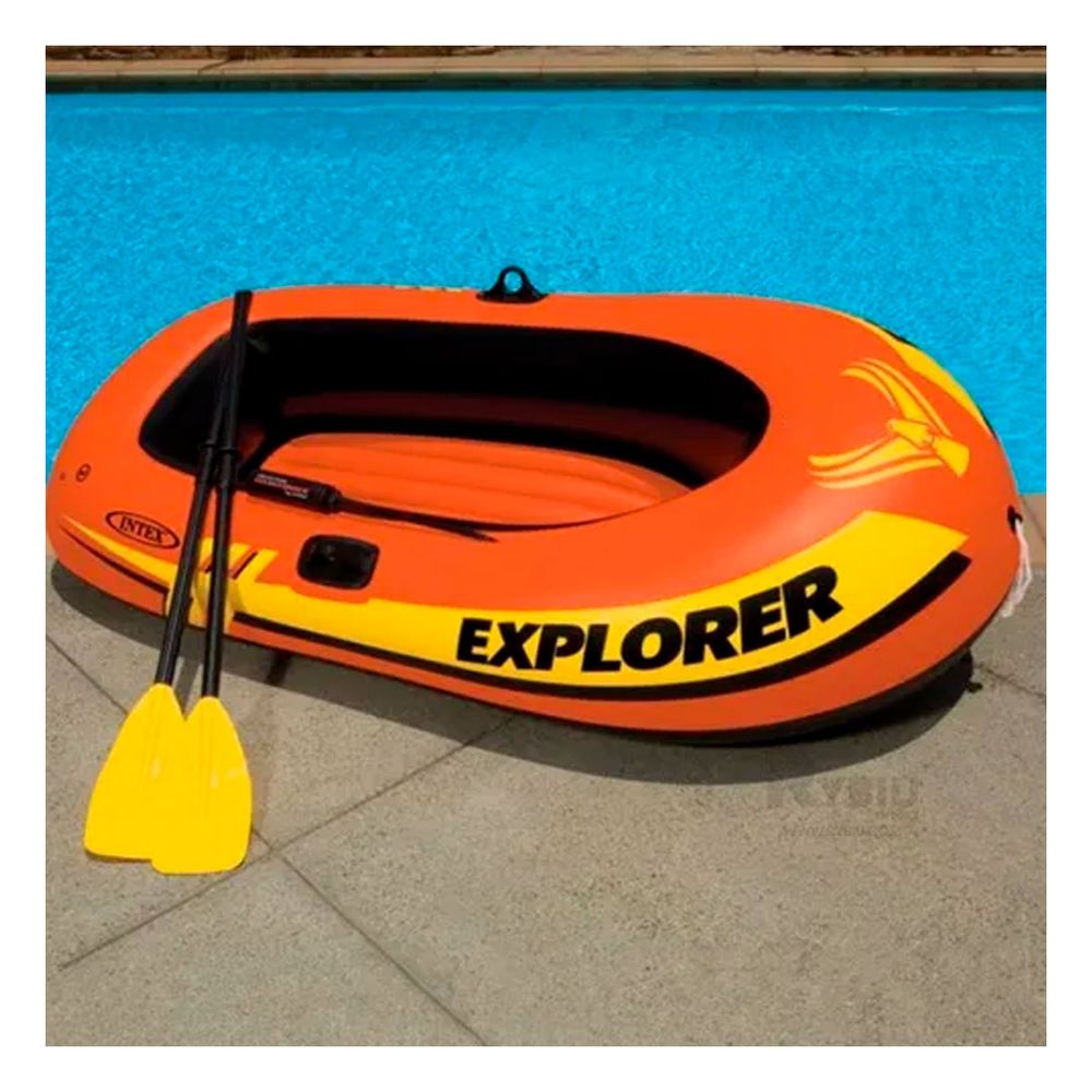 Explorer 100 Bote Balsa para Inflar Naranja - Promart
