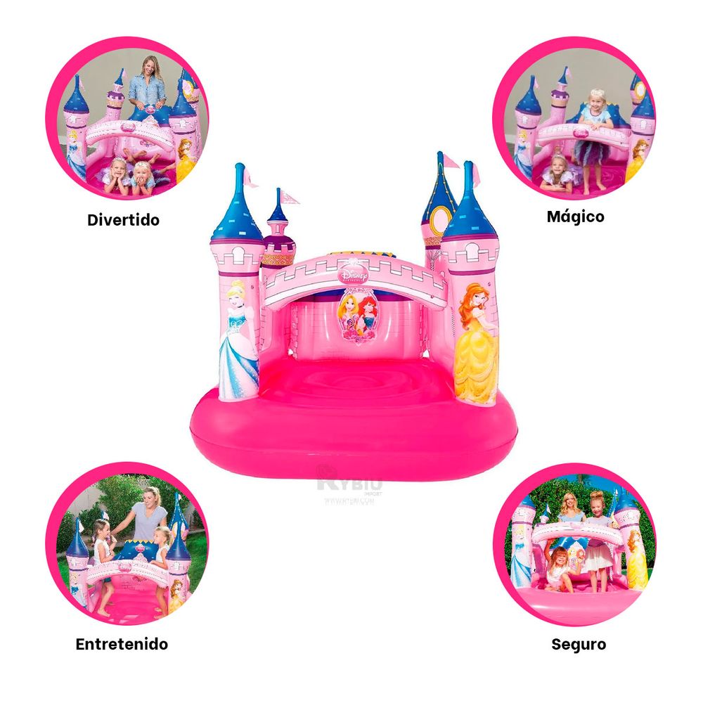 Inflable de Princesas Castillo Saltarin - Promart