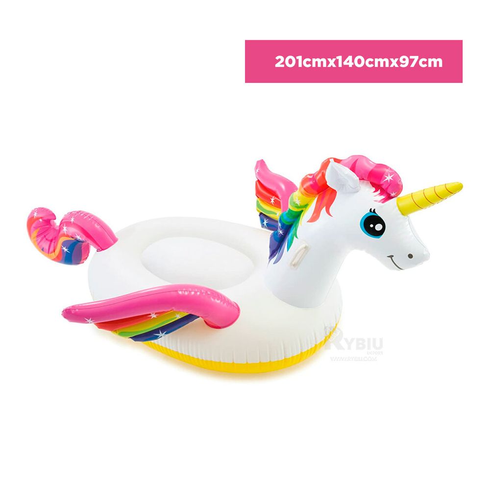 Flotador Inflable de Unicornio Montable Infantil - Promart