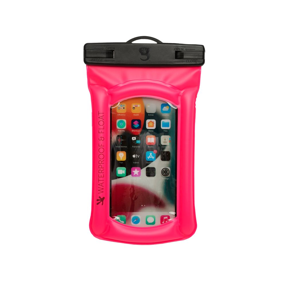 Float Phone Dry Bag Pink Geckobrands - Promart