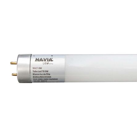 Tubo led 9w T8 6500k 165-265v Vidrio Navia - Promart