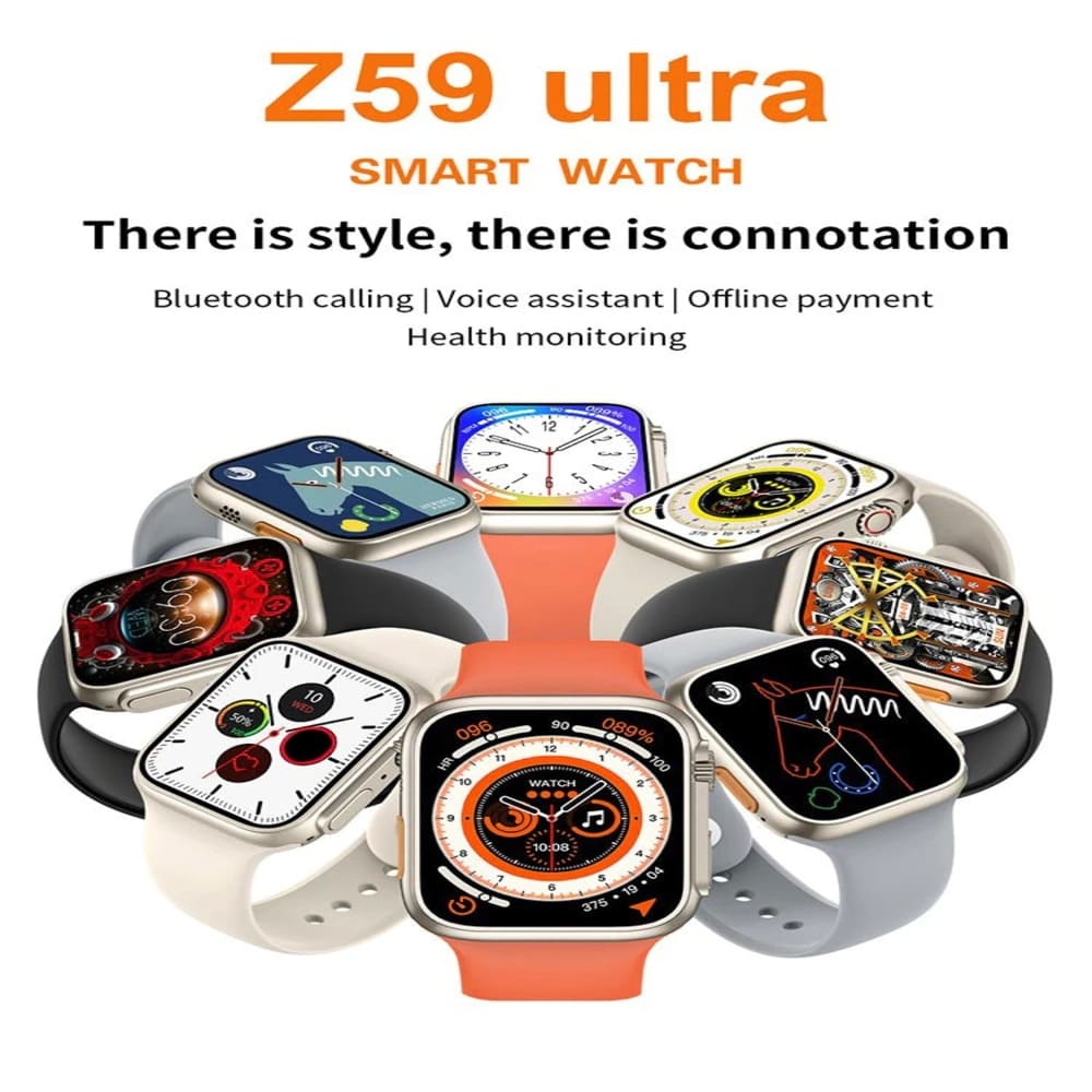 Pack Smartwatch Z59 Ultra Negro Serie 8 y Audifono I13 Pro Negro - Promart