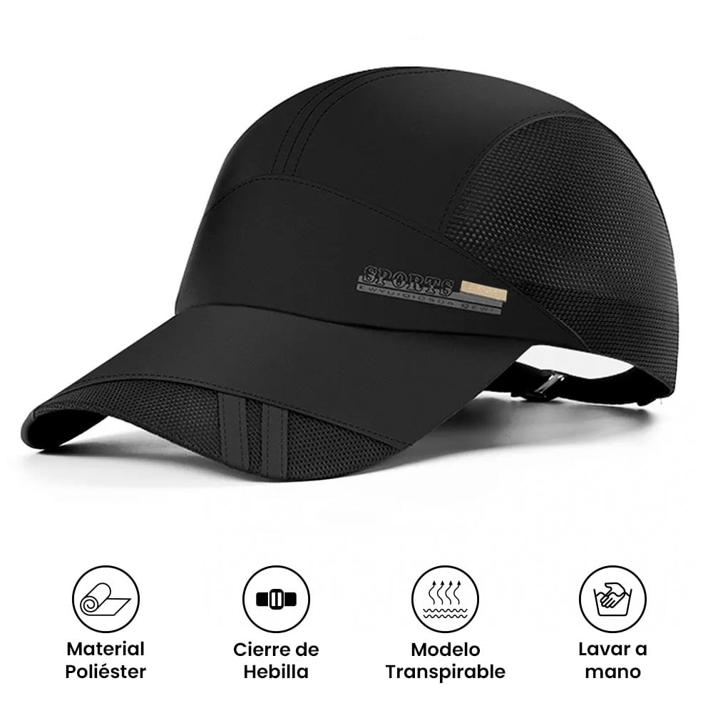 Gorra Deportiva - Negro - Promart
