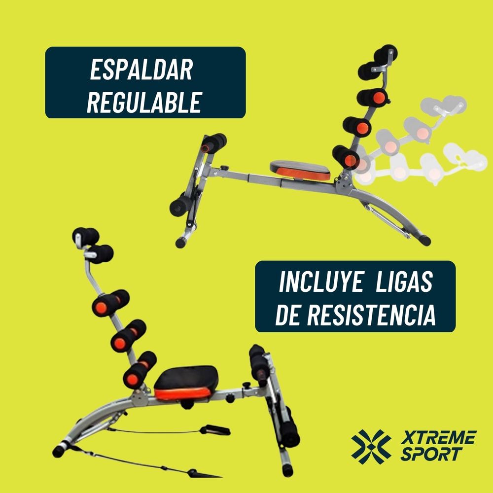 Banca para Abdominales Six Pack Trainer 22 en 1 - Promart