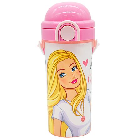Botella BARBIE PP 500ml Fucsia - Promart