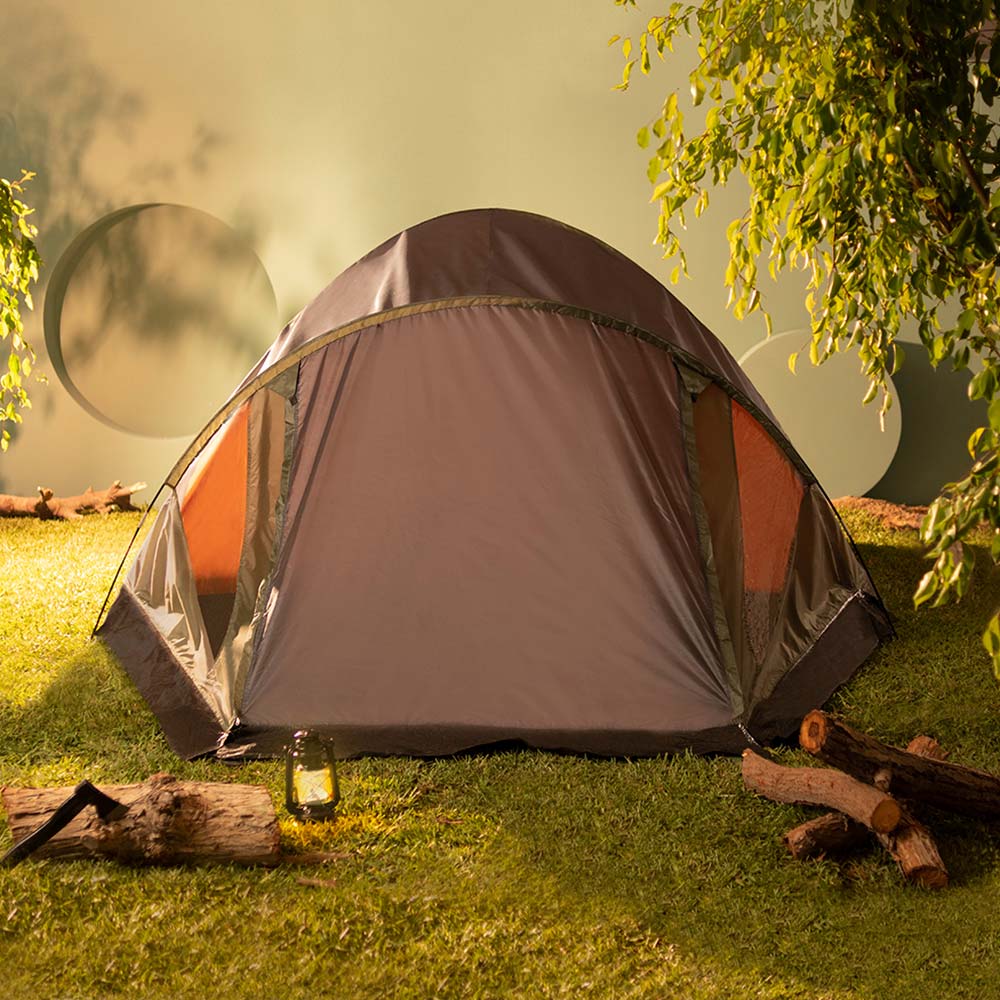 Carpa Estructural Abside Greenside Verde 6 Personas - Promart