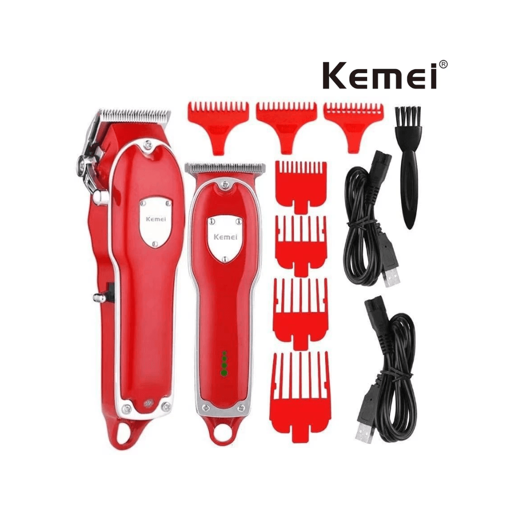 Combo Maquina Trimmer Kemei Inalambrica KM-3911 - Promart