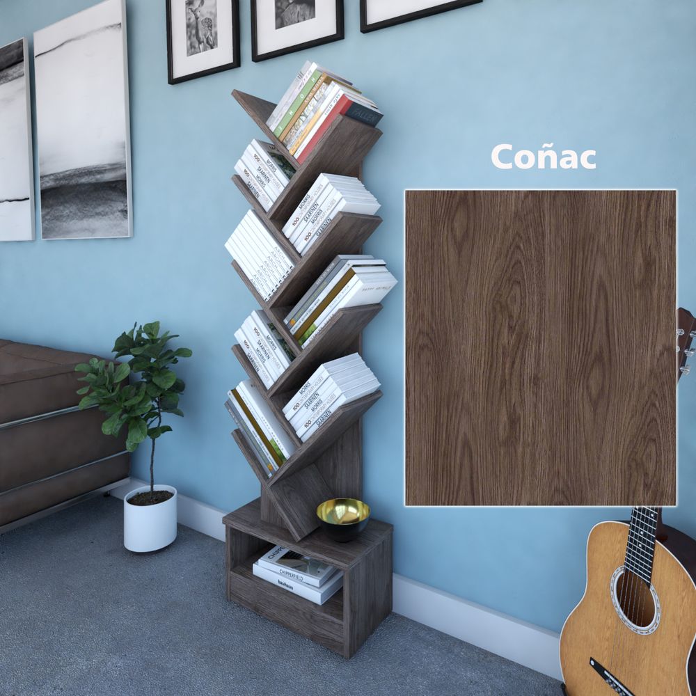 Librero España Color Coñac Muebles&Estilos Muebles para el Hogar - Promart