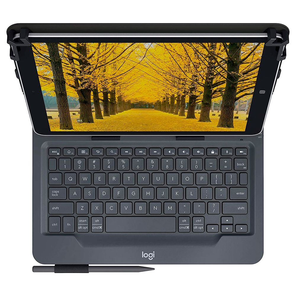 Funda con Teclado Logitech para Tablet Universal Folio 10" Bluetooth ...