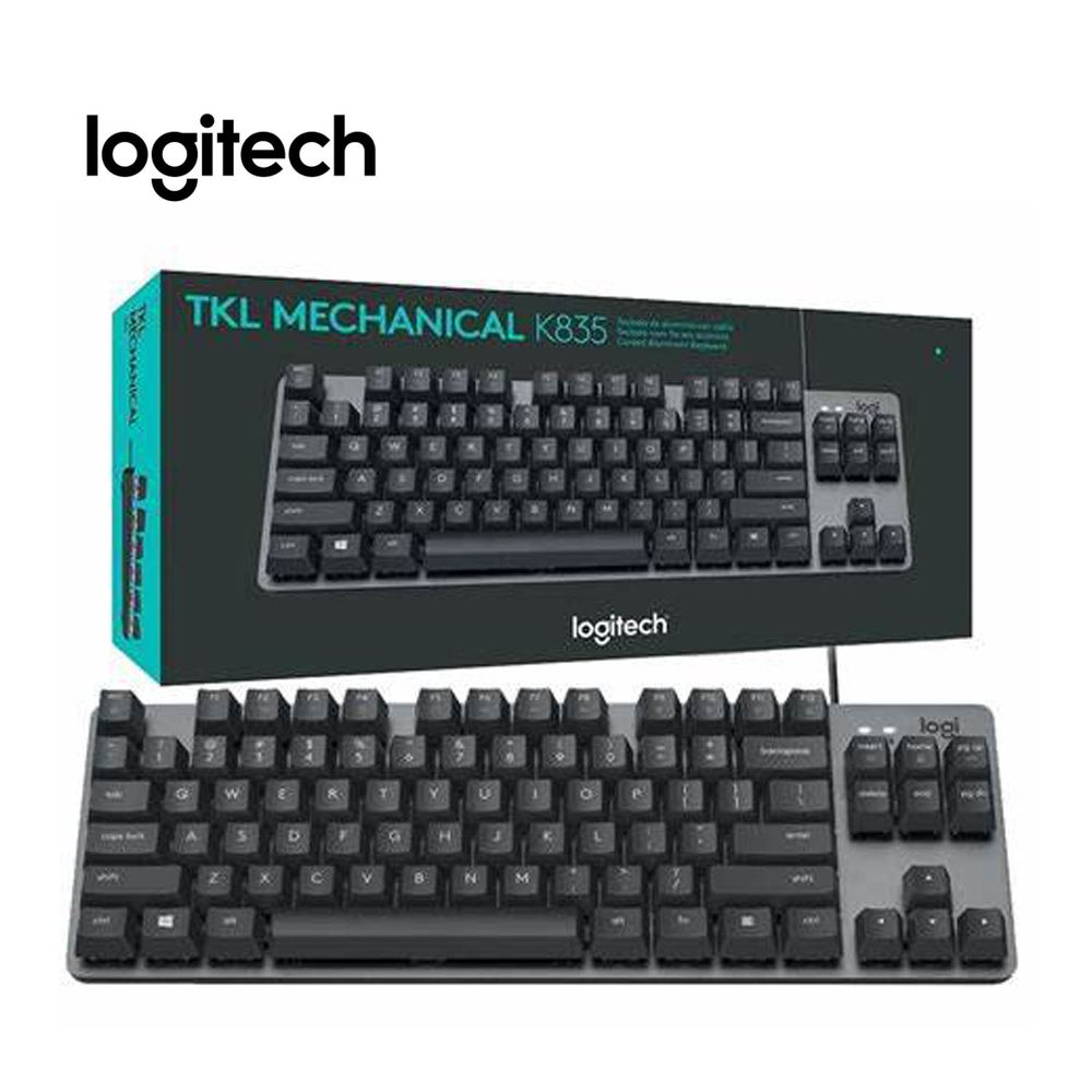 Teclado Logitech TKL Machanical K835 con cable Negro - Promart
