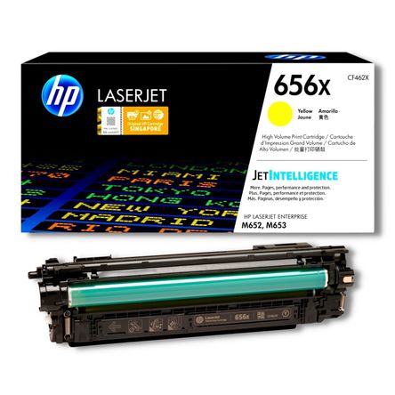 Toner HP CF462X (656X) Amarillo LaserJet Enterprise M652, M653 - Promart
