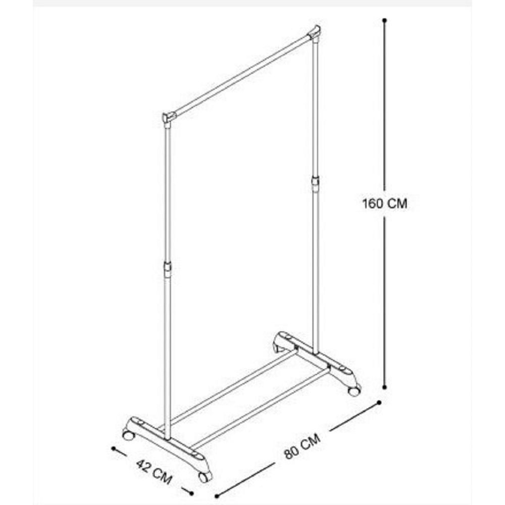 Colgador Perchero Organizador de Ropa con Ruedas | Promart.pe - Promart