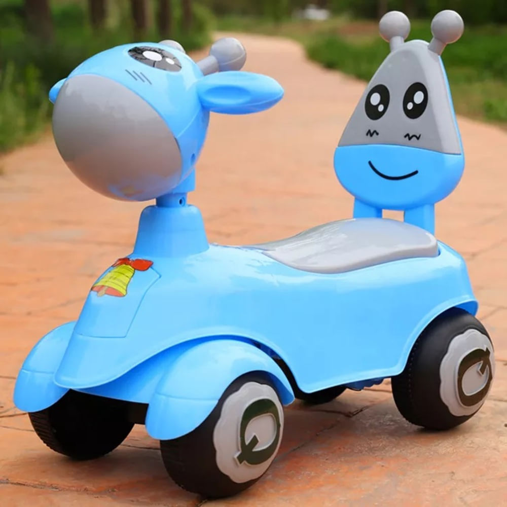 Corre Pasillos Buggy Coche de Arrastre Musical - Celeste - Promart