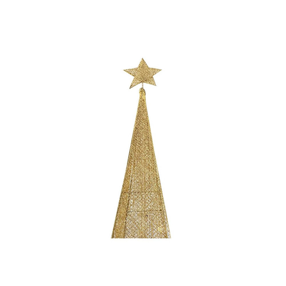Árbol Triangular Escarchado Dorado de 180 cm | Promart.pe - Promart