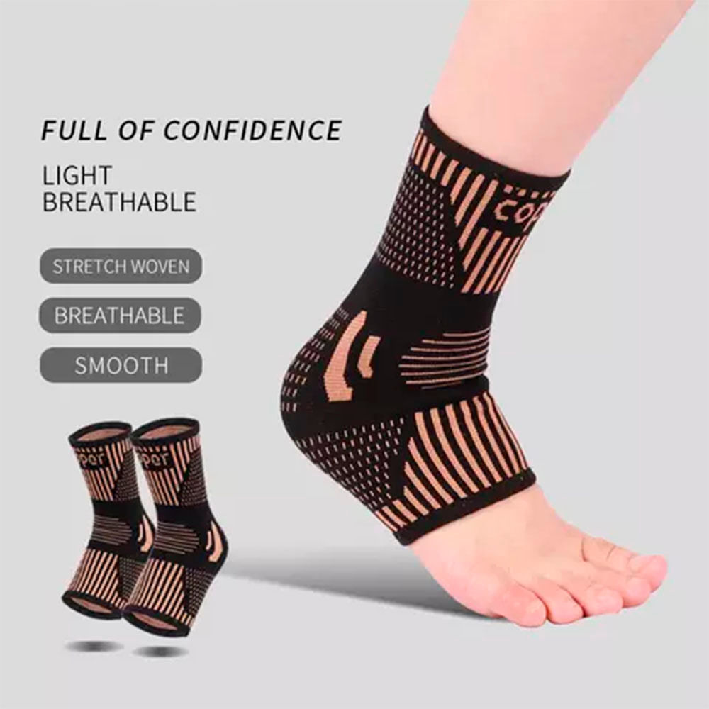 Tobilleras Ortopédicas Deportivas Copper Theraform con Infusión de ...