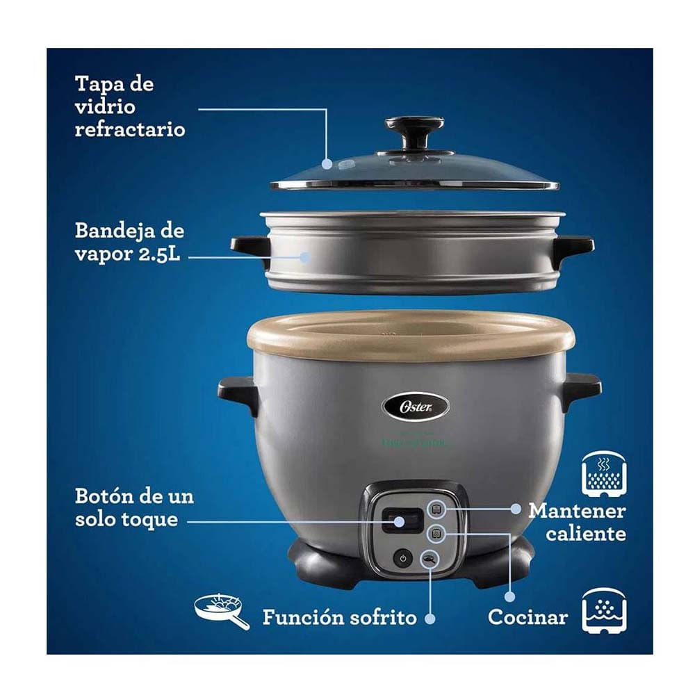 Olla Multiusos Oster CKSTRC7130S Con Sofrito - Promart