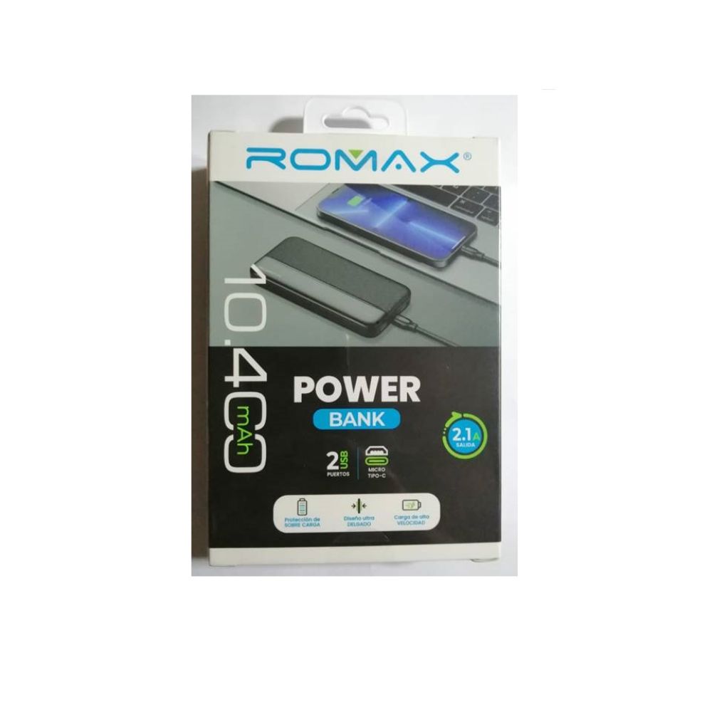 Power Bank Romax de 10.400 mAh con 2 Puertos USB TCP0143 | Promart.pe ...