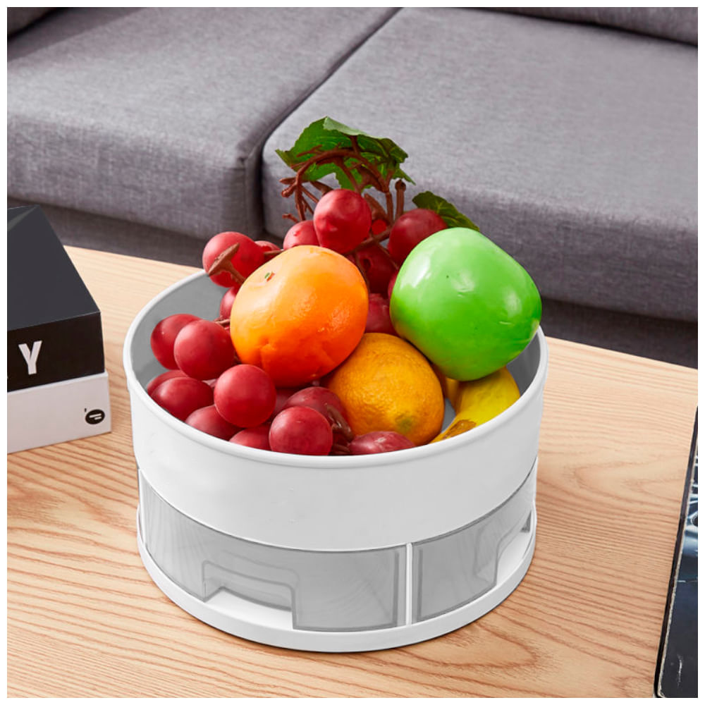 Frutero Organizador Giratorio 360° Recipiente de Menestras Cereales J30 ...