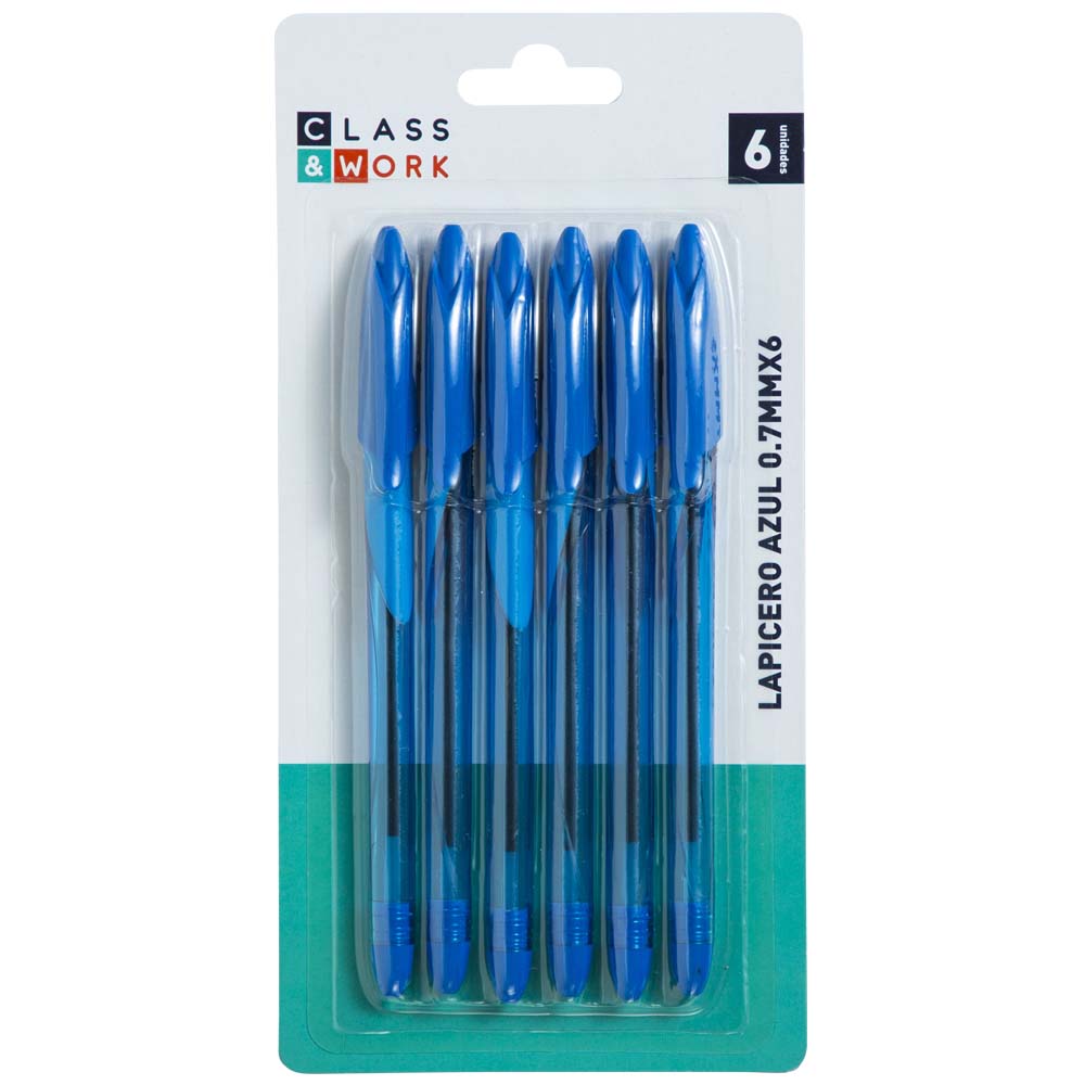 Lapicero CLASS&WORK Azul KR972053 - Promart